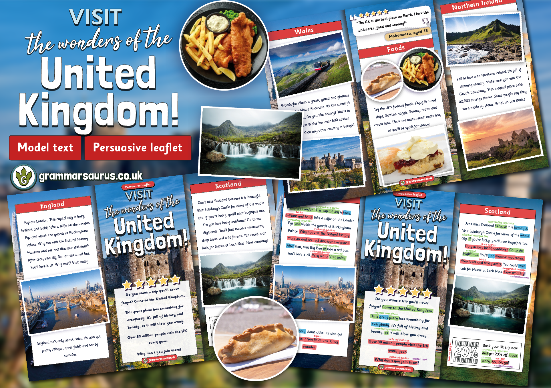 Year 2 Model Text – Persuasive leaflet – Visit the wonders of the ...