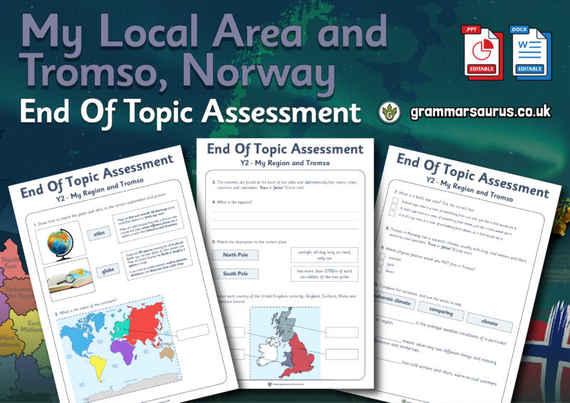 Year 2 Geography – My Local Area and Tromso, Norway – End of Topic ...