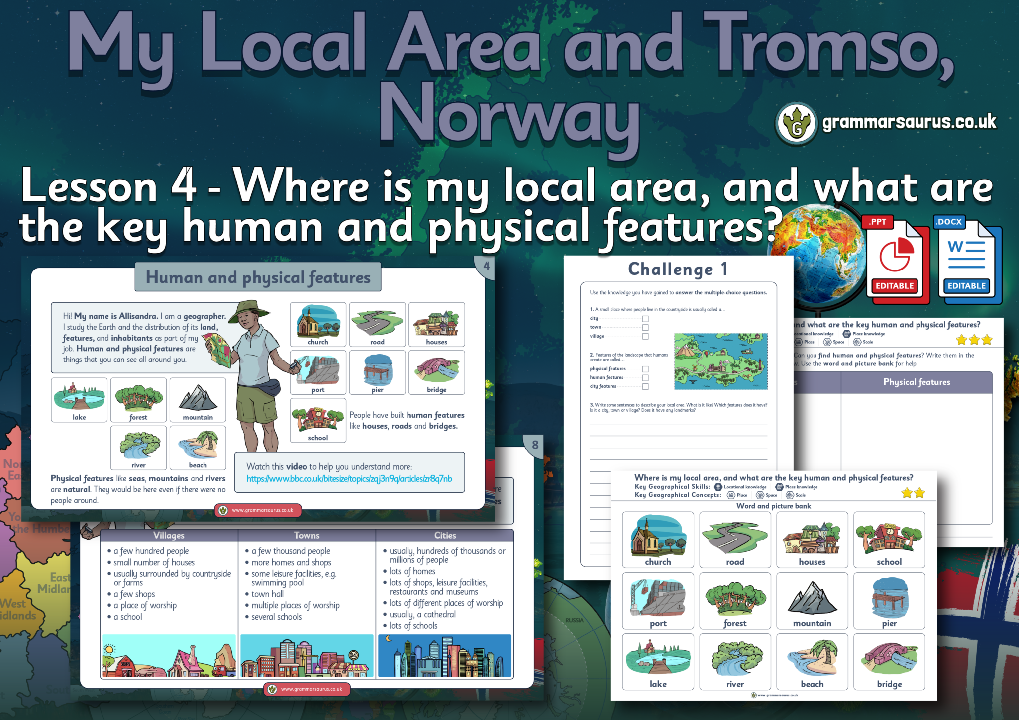 Year 2 Geography – My Local Area and Tromso, Norway – What are the key ...