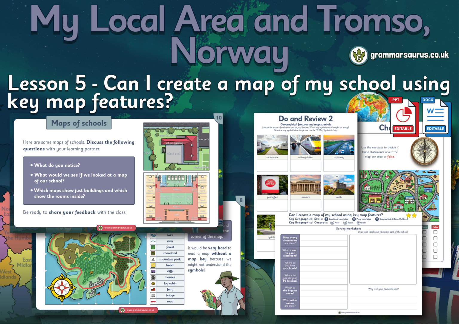Year 2 Geography – My Local Area and Tromso, Norway – Can I create a ...