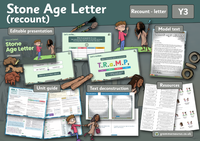 Year 3/4 PVPG Application Unit Guide – Recount Letter – Stone Age ...