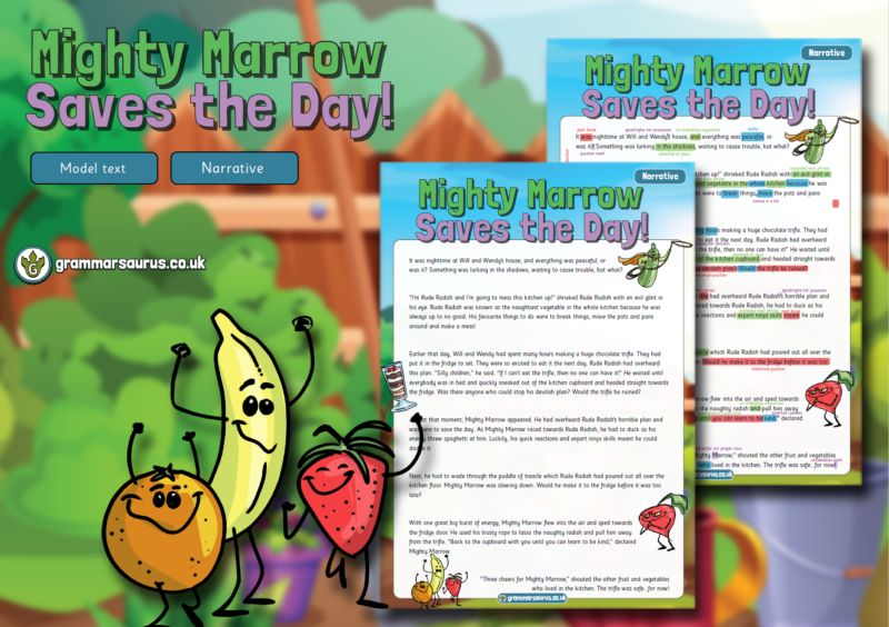 Y2 Narrative - Stories - Grammarsaurus