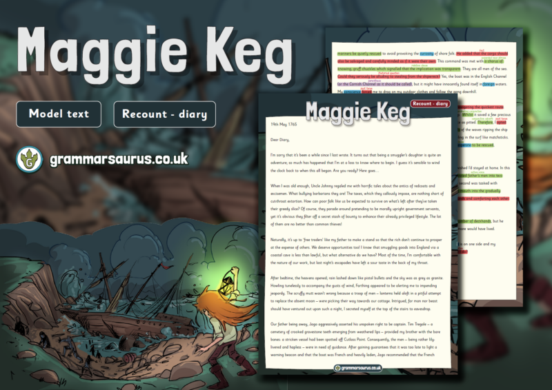 Y6 Recount - Diary - Grammarsaurus