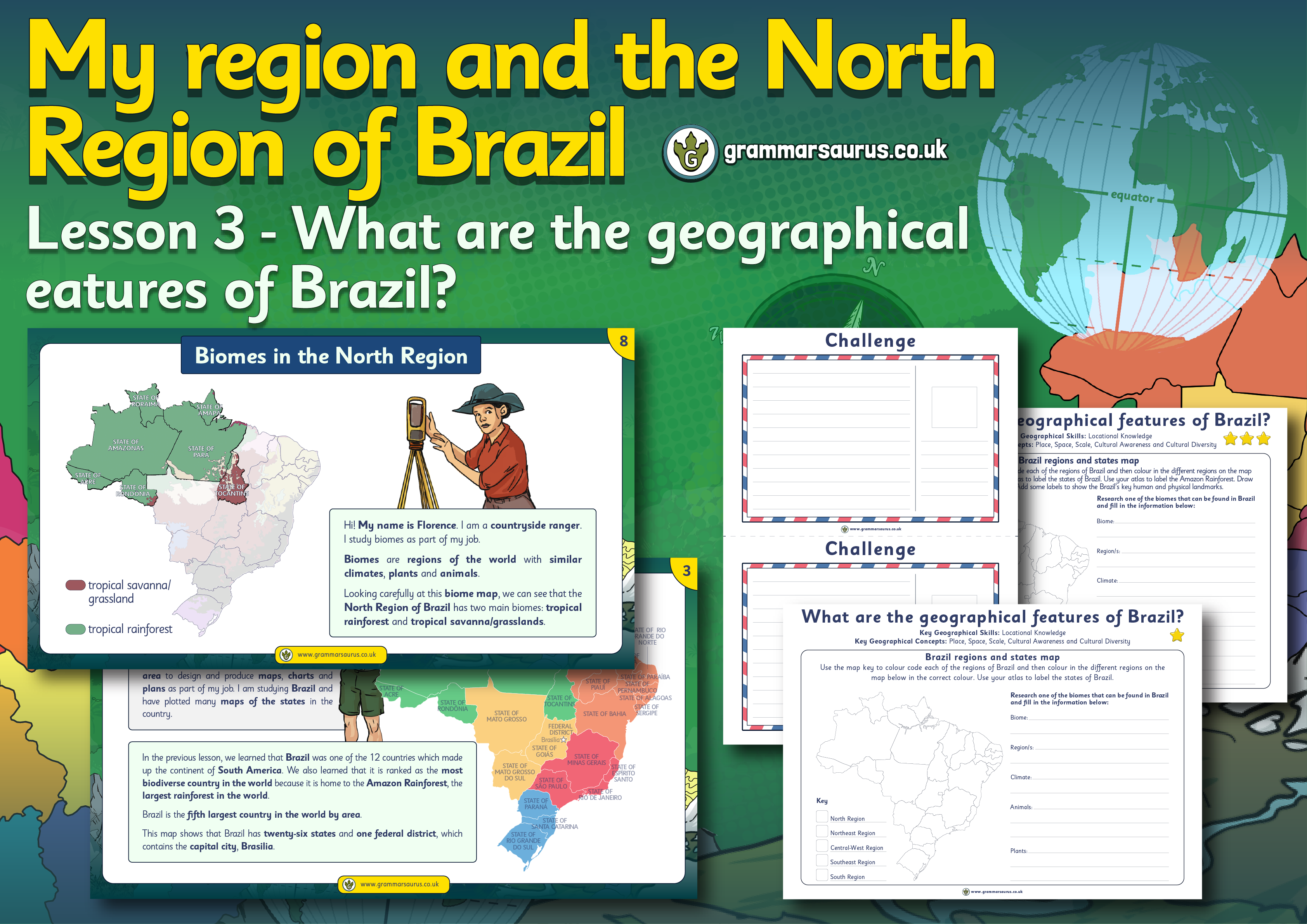 Year 5 Geography – My Region and the North Region of Brazil – What are ...