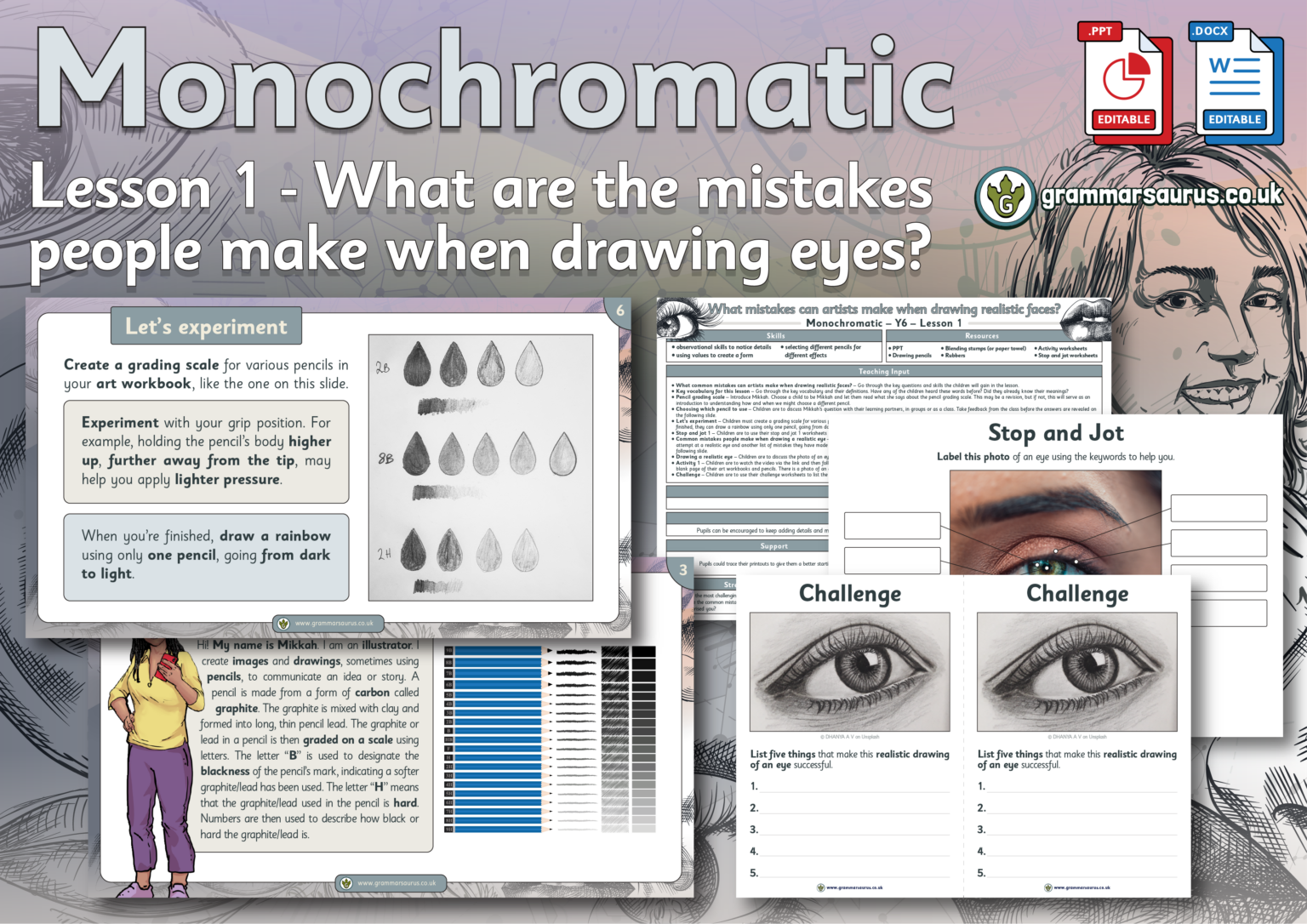 Year 6 Art – Monochromatic – What are the mistakes people make when ...