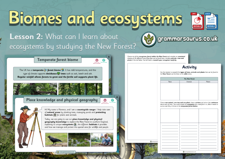 Year 5 Geography - Biomes and ecosystems – What can I learn about ...
