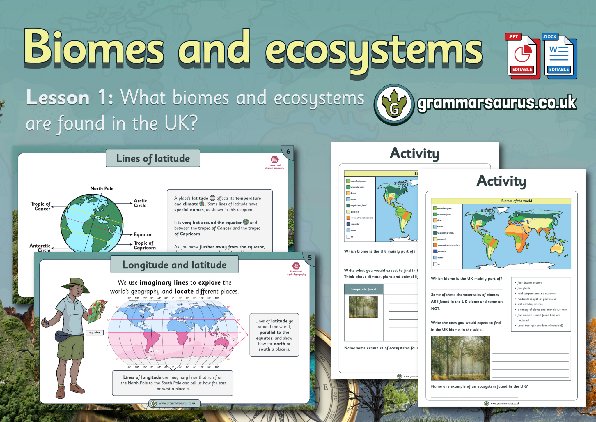 Year 5 Geography – Biomes and ecosystems – What biomes and ecosystems ...