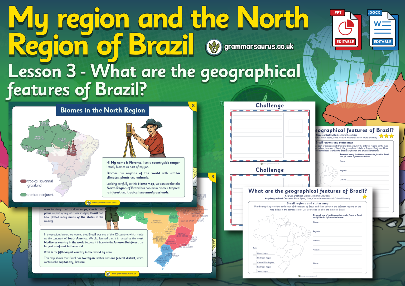Year 5 Geography – My Region and the North Region of Brazil – What are ...