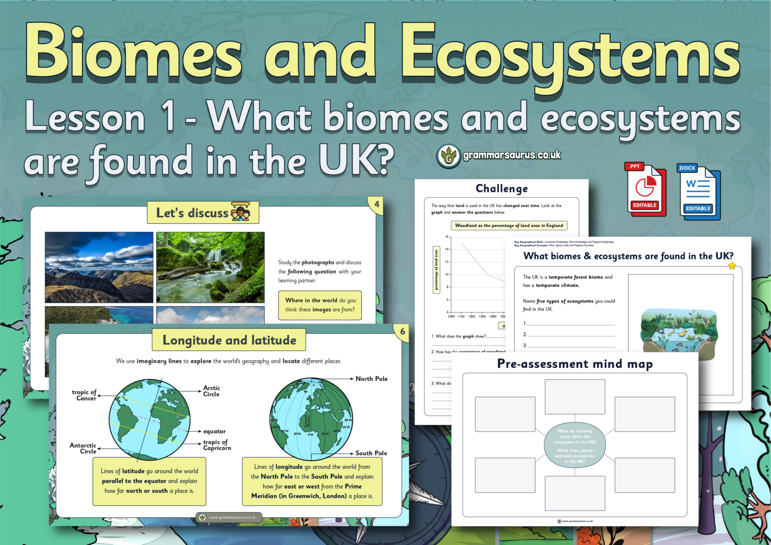 Year 5 Geography - Fieldwork - Biomes - What biomes and ecosystems are ...