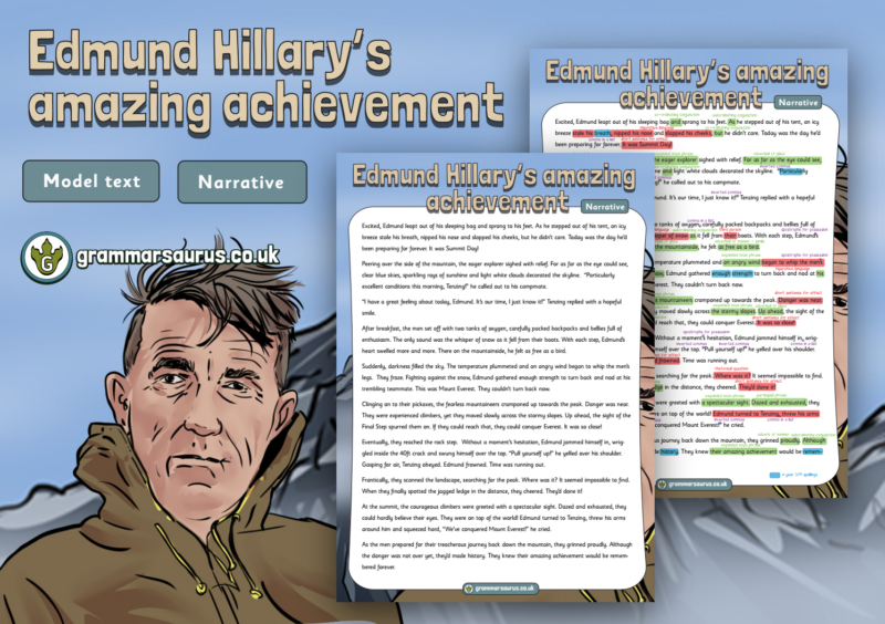 Y4 Narrative - Stories - Grammarsaurus