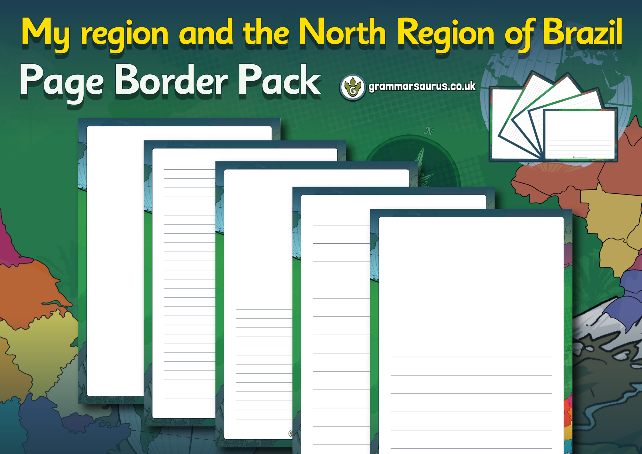 Year 5 Geography – My Region and the North Region of Brazil – Page ...