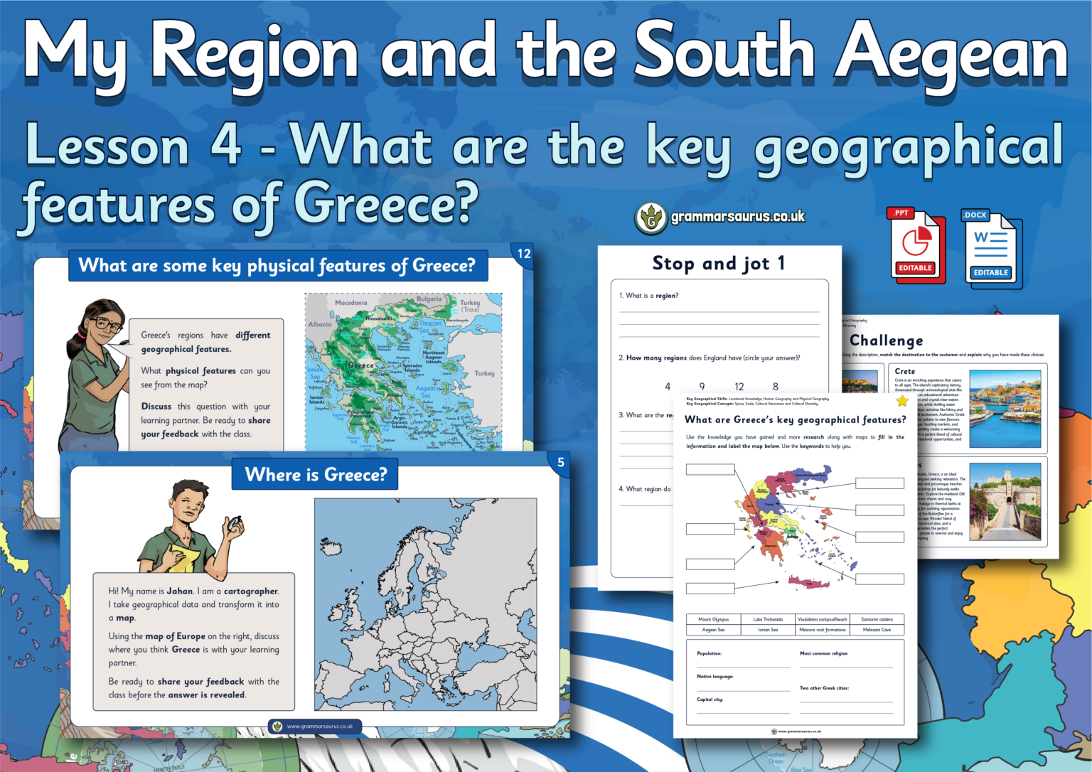 Year 4 Geography – My Region and the South Aegean - What are the key ...