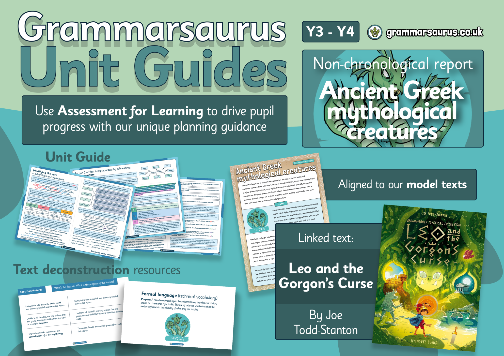 Y3/4 Unit Guide – Non-chronological report - Ancient Greek mythical ...
