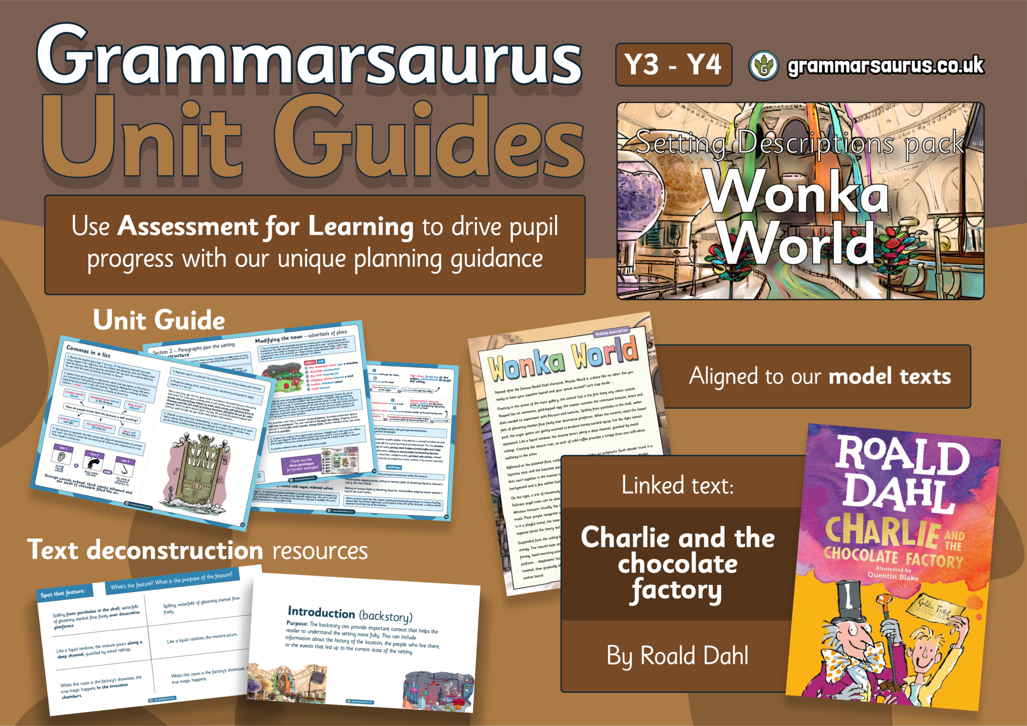 Year 3/4 Unit Guide – Setting Description – Wonka World - Grammarsaurus