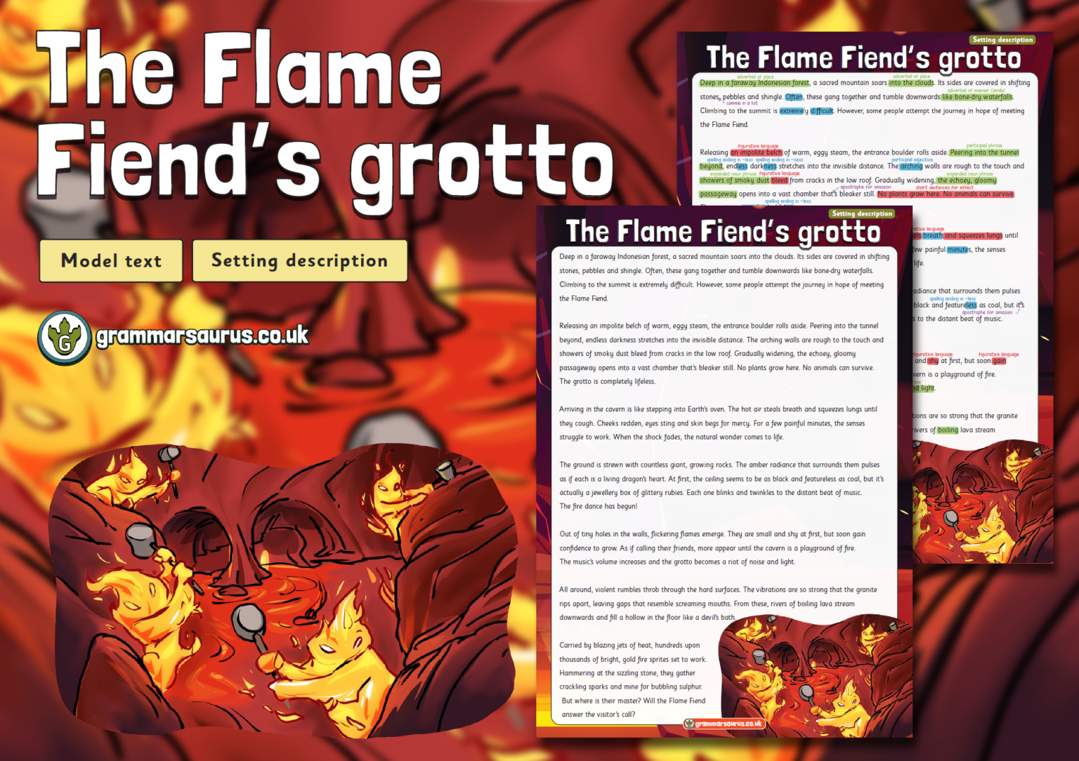 Website ad - Grammarsaurus