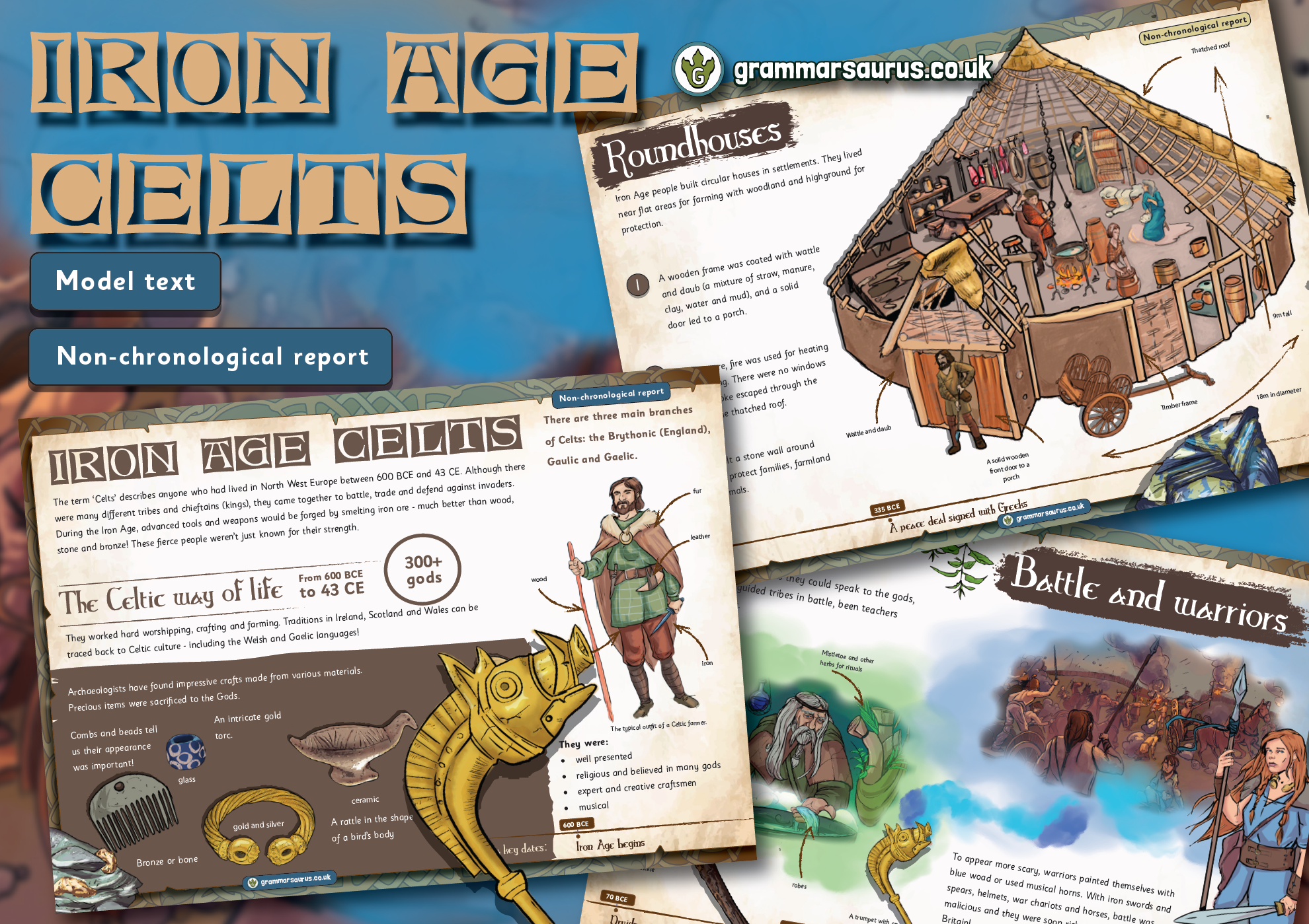 Year 3 Model Text – Non-chronological report – Iron Age Celts ...