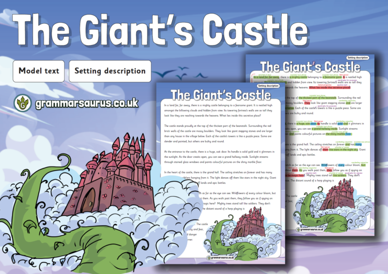Year 2 Model Text – Setting description – The Giant's Castle ...