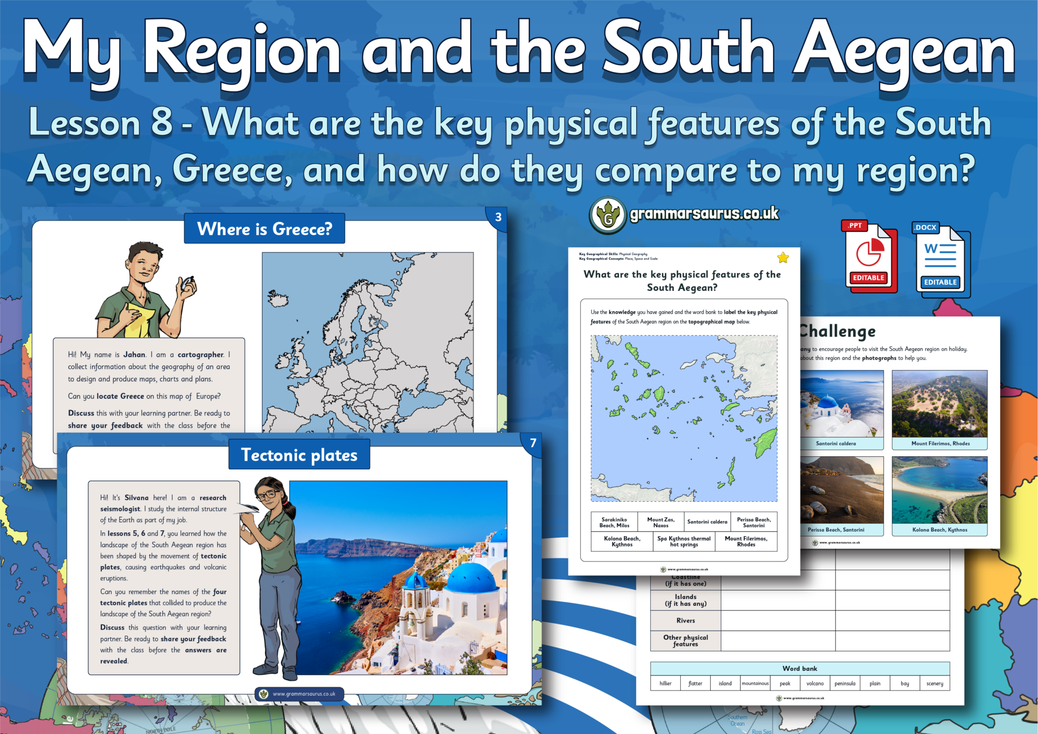 Year 4 Geography – My Region and the South Aegean - What are the key ...