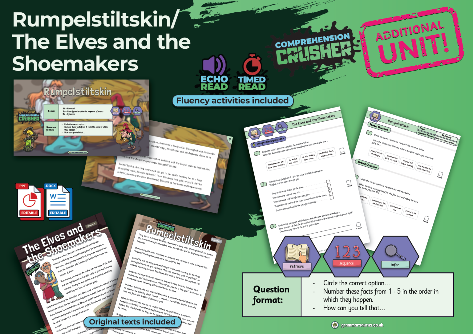 Year 3 Comprehension Crusher Reading Scheme – Additional Unit ...
