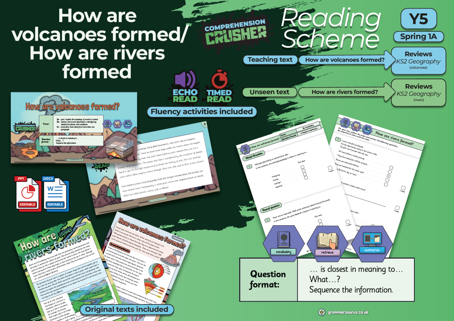 Year 5 Comprehension Crusher Reading Scheme – Spring 1a – How are ...