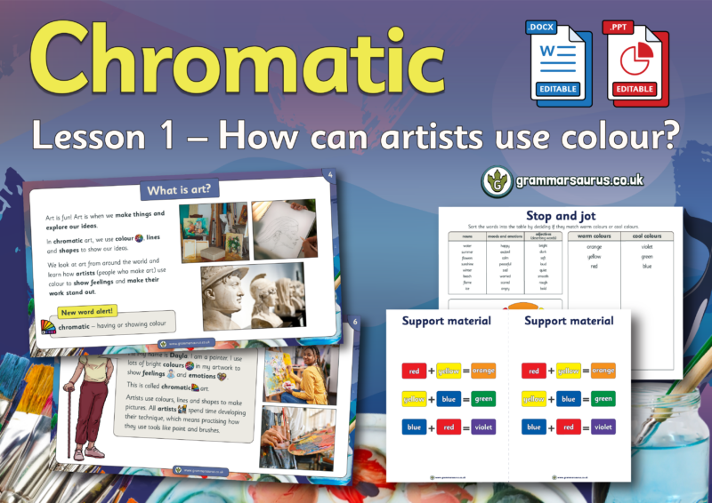 Year 2 Art – Chromatic – How can artists use colour? Lesson 1 ...