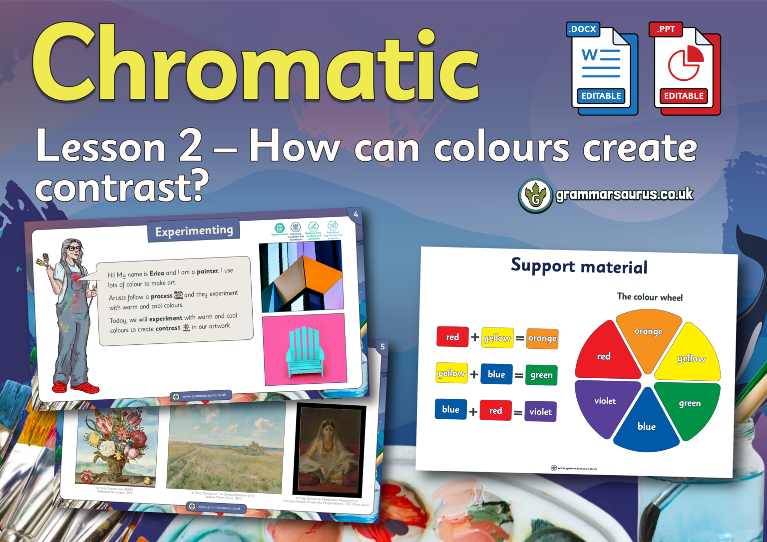 Year 2 Art – Chromatic – How can colours create contrast? Lesson 2 ...