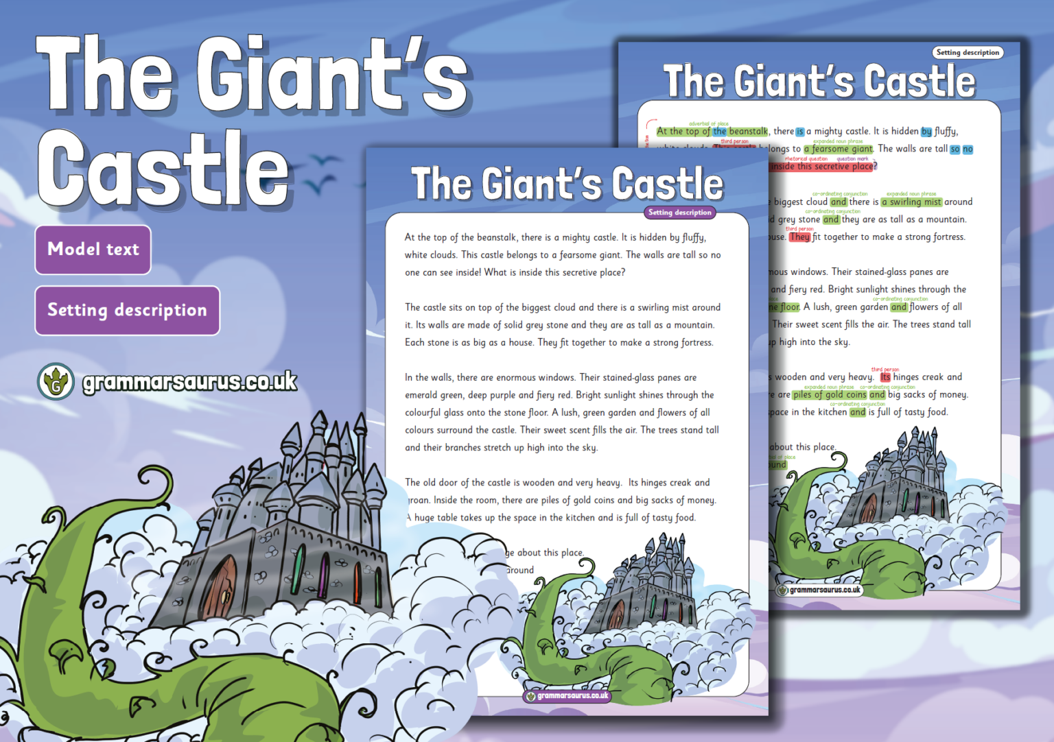 Year 1 Model Text – Setting description – The Giant's Castle ...