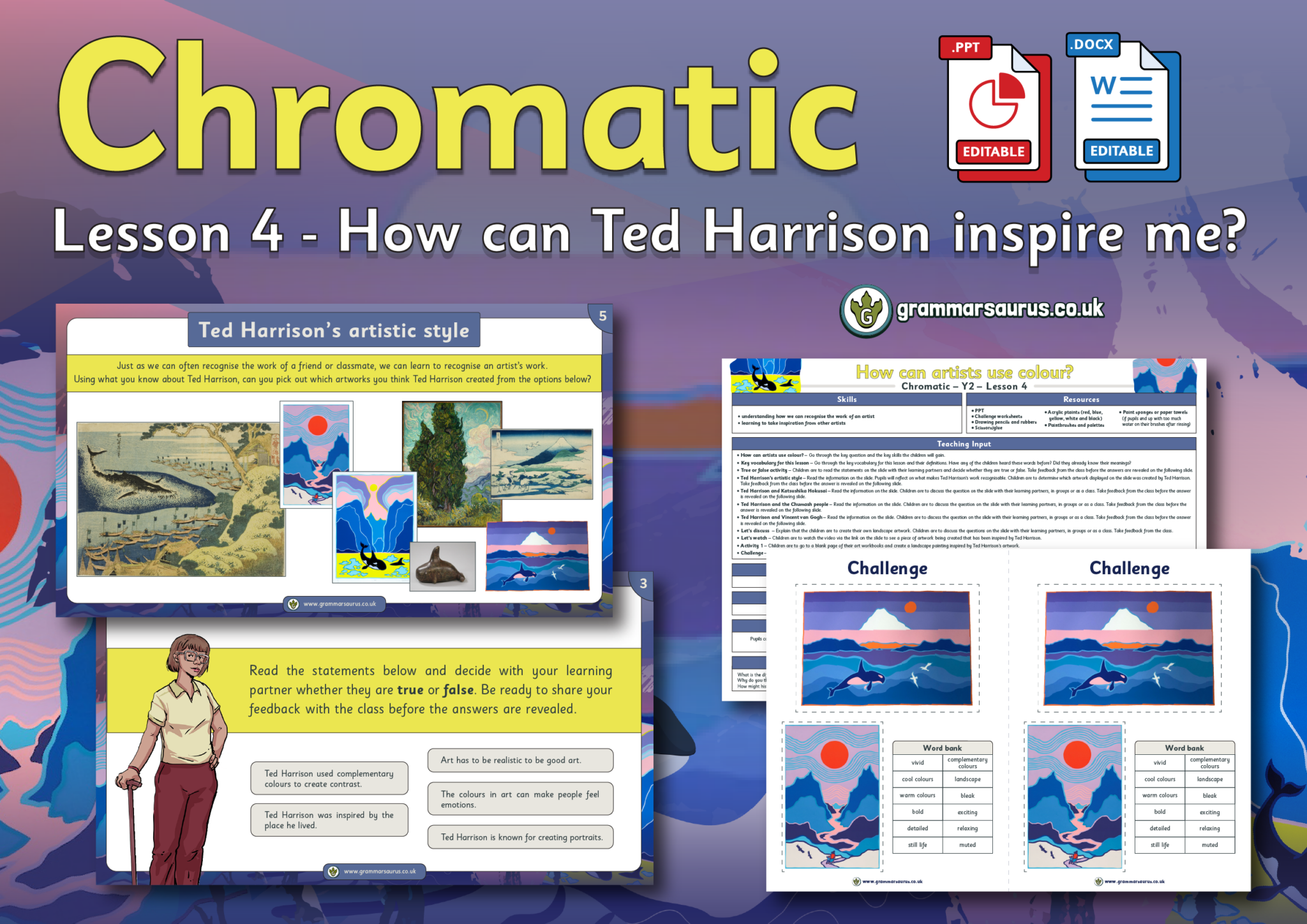 Year 2 Art – Chromatic – How can Ted Harrison inspire me? Lesson 4 ...