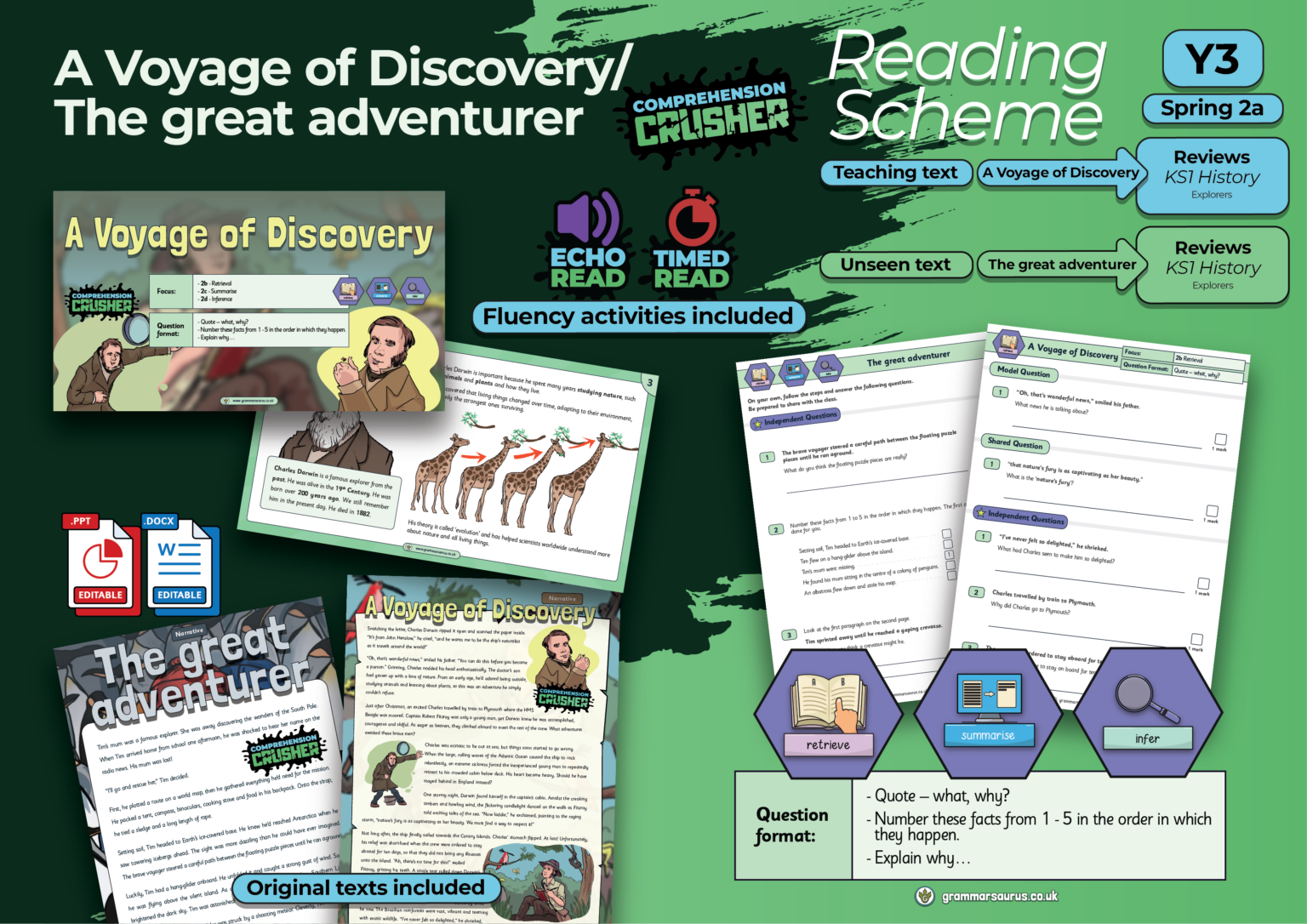 Year 3 Comprehension Crusher Reading Scheme – Spring 2a – A voyage of ...