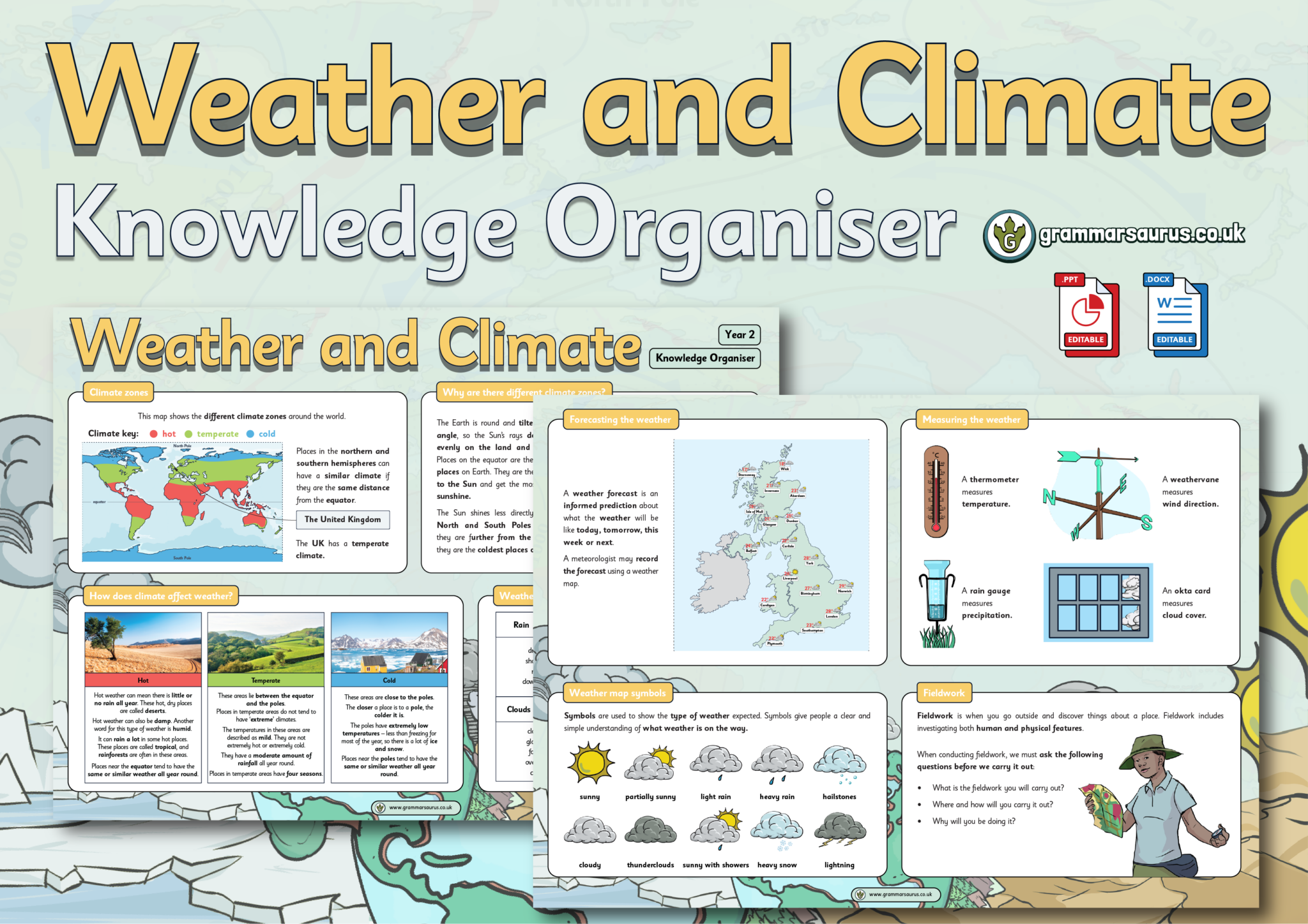 Year 2 Geography – Weather and Climate – Knowledge Organiser ...