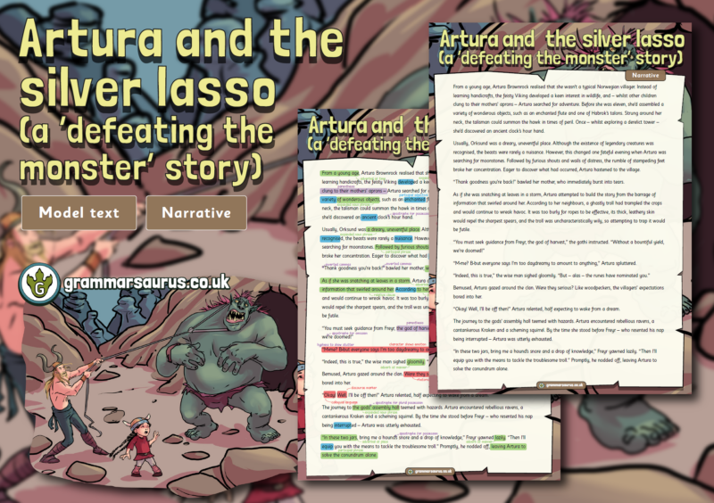 Y5 Narrative - Stories - Grammarsaurus
