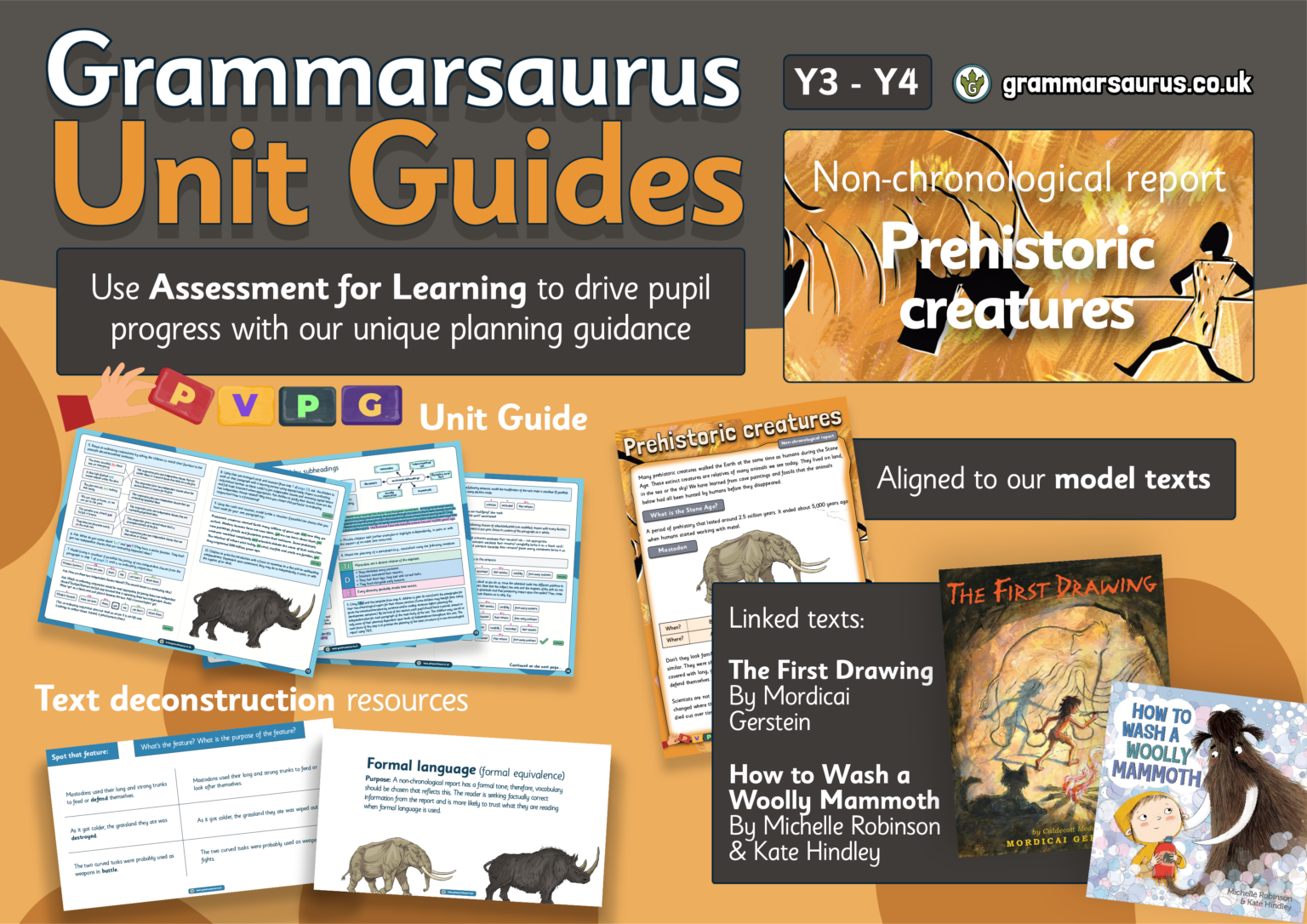 Year 3/4 PVPG Unit Guide – Non-chronological report – Prehistoric ...
