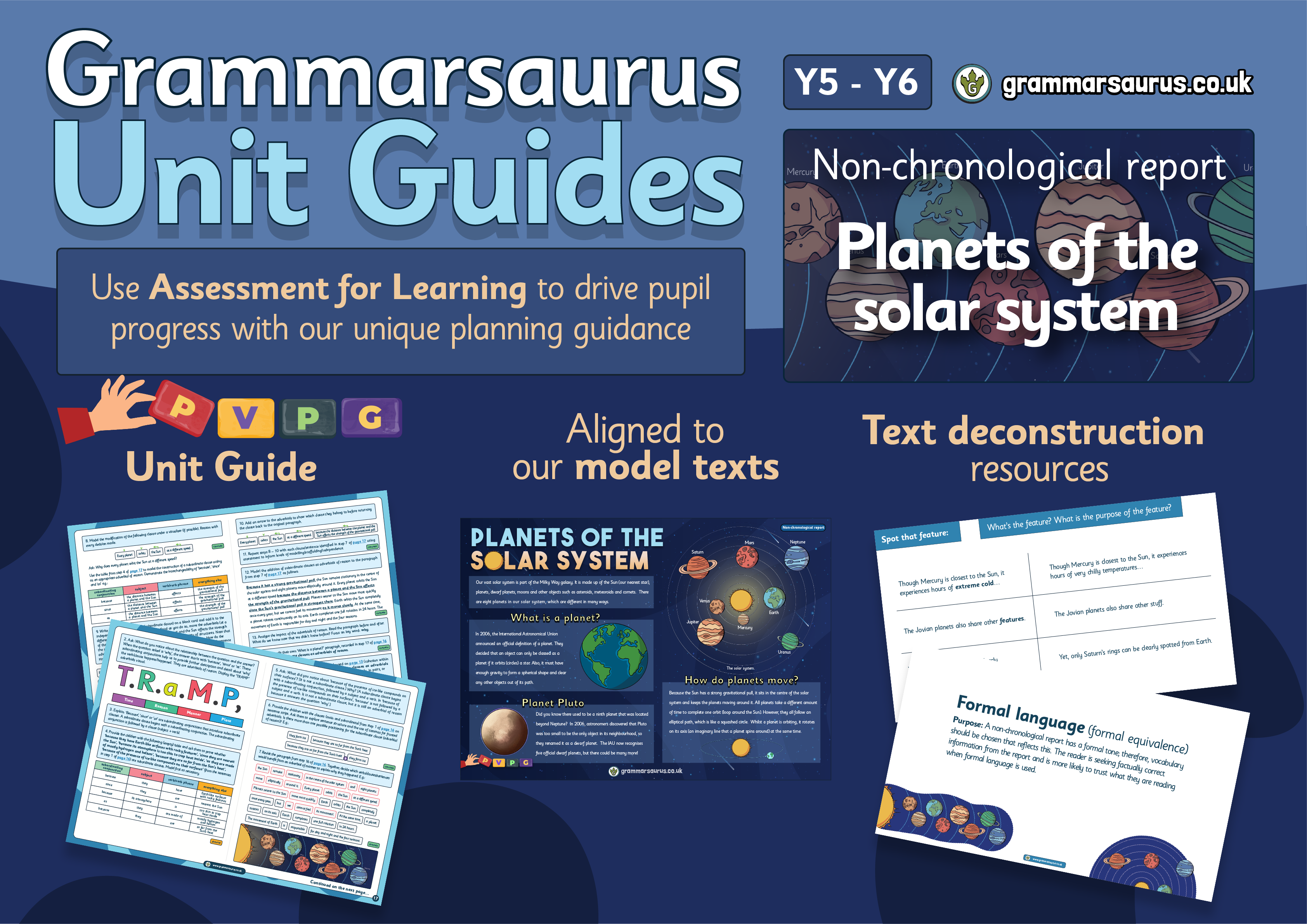 Year 5/6 Unit Guide – Non-chronological report – Planets of the solar ...