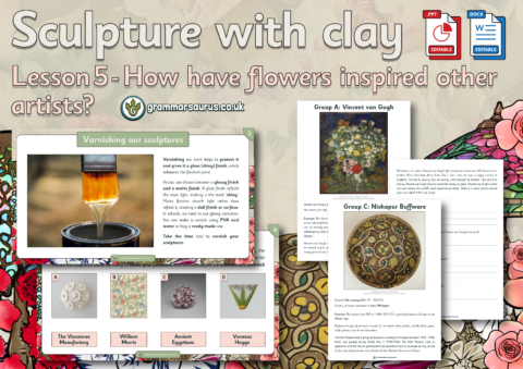 Year 5 Art – Sculpture with clay – How have flowers inspired other ...