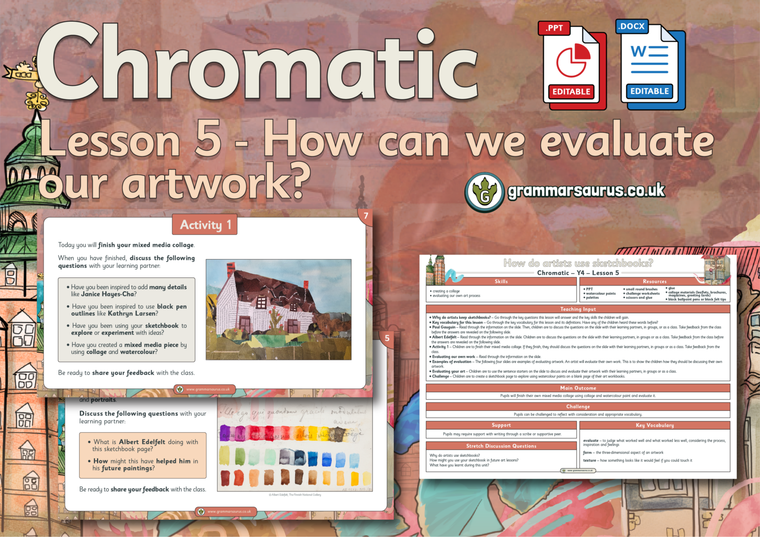 Year 4 Art - Chromatic - How can we evaluate our artwork? Lesson 5 ...