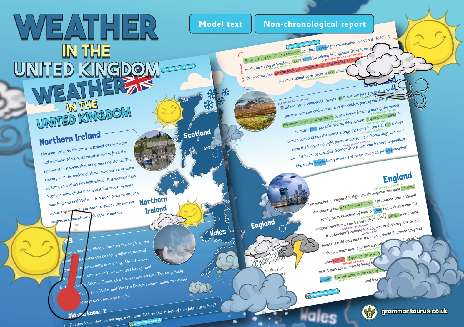 Year 2 Model Text – Non-chronological report – Weather in the United ...