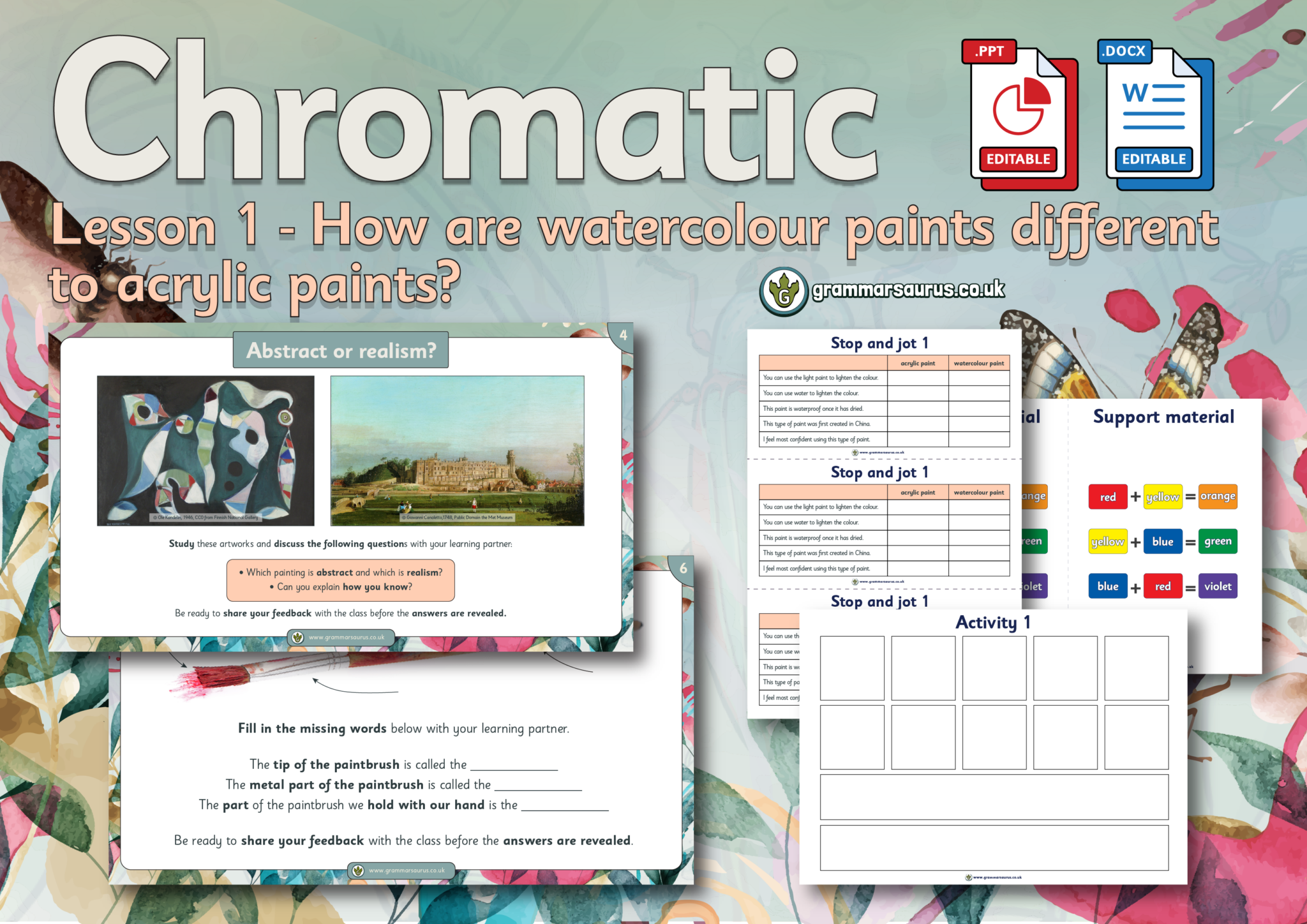 Year 3 Art – Chromatic – How are watercolour paints different to ...
