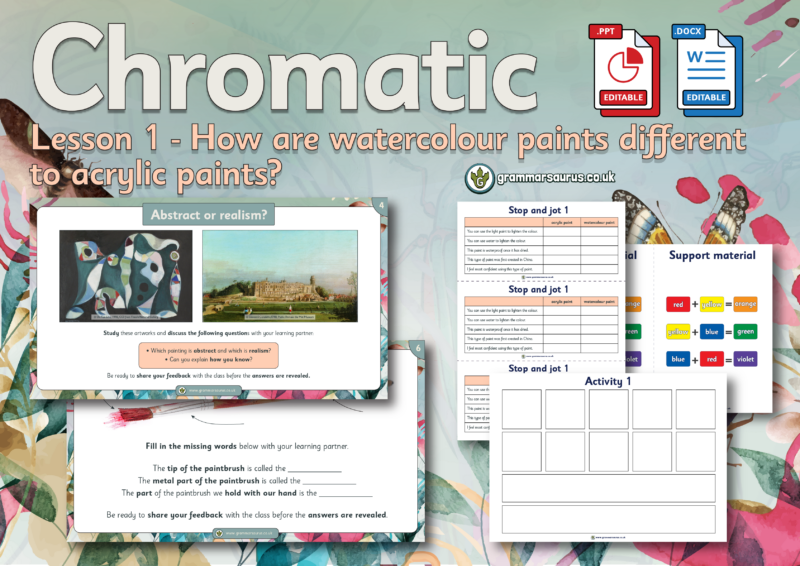Year 3 Art – Chromatic – How are watercolour paints different to ...