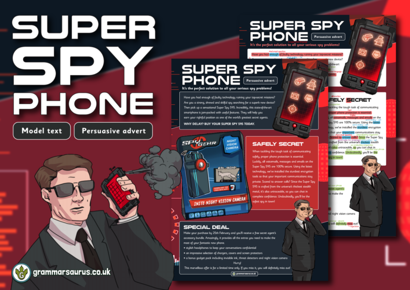 KS2 Model Texts - Grammarsaurus