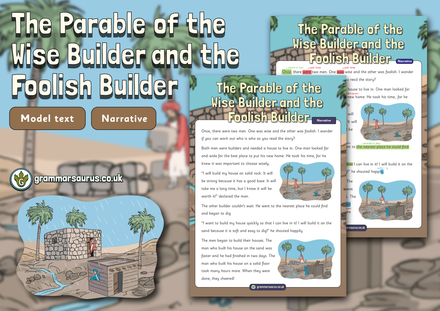 Year 2 Model Text – Narrative - The Parable of the Wise Builder and the ...