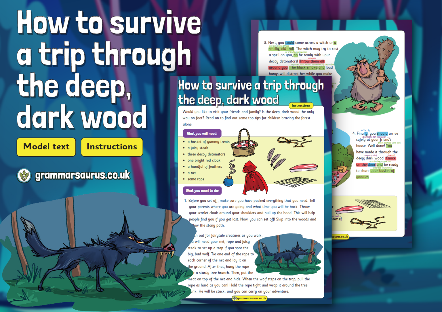 Year 2 Model Text – Instructions – How to survive a trip through the ...