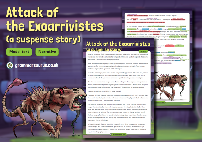 Y5 Narrative - Stories - Grammarsaurus