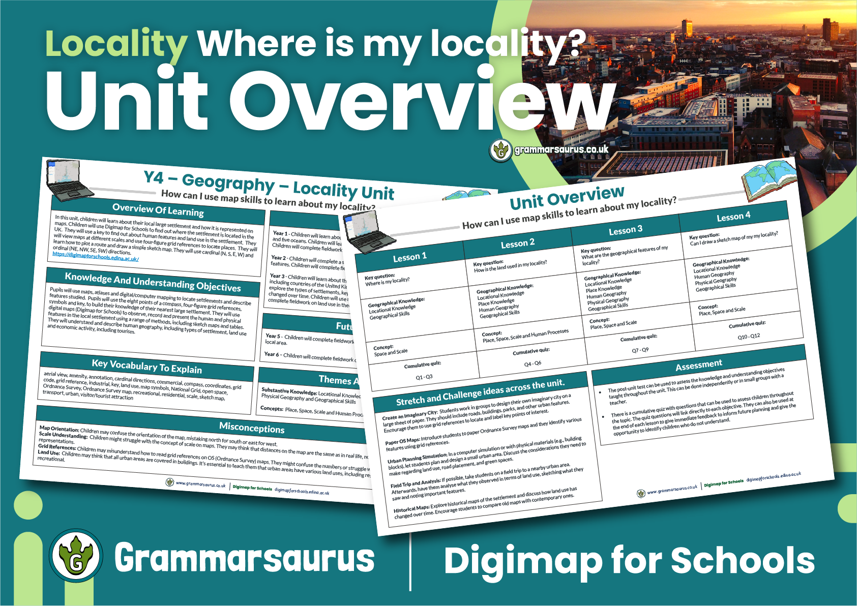 Y4 - Geography - Locality - Unit Overview - Grammarsaurus