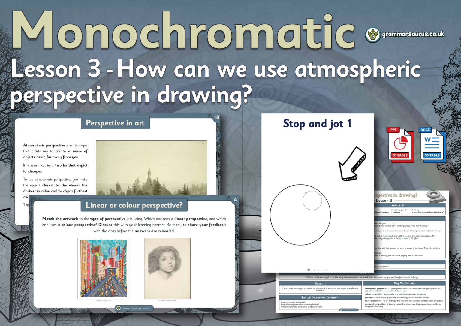 Year 4 Art - Monochromatic - How can we use atmospheric perspective in ...