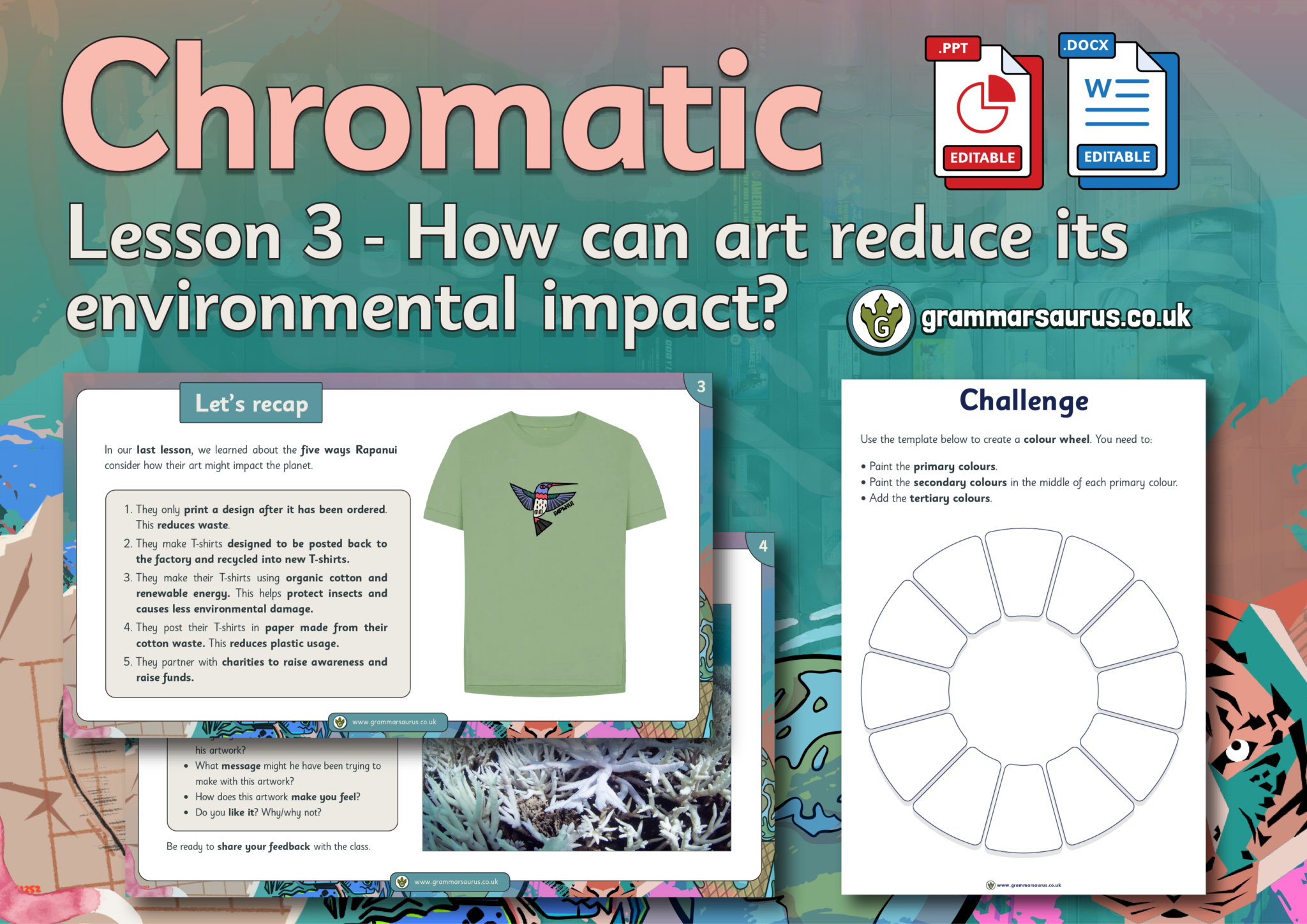 Year 6 Art - Chromatic - How can art reduce its environmental impact ...