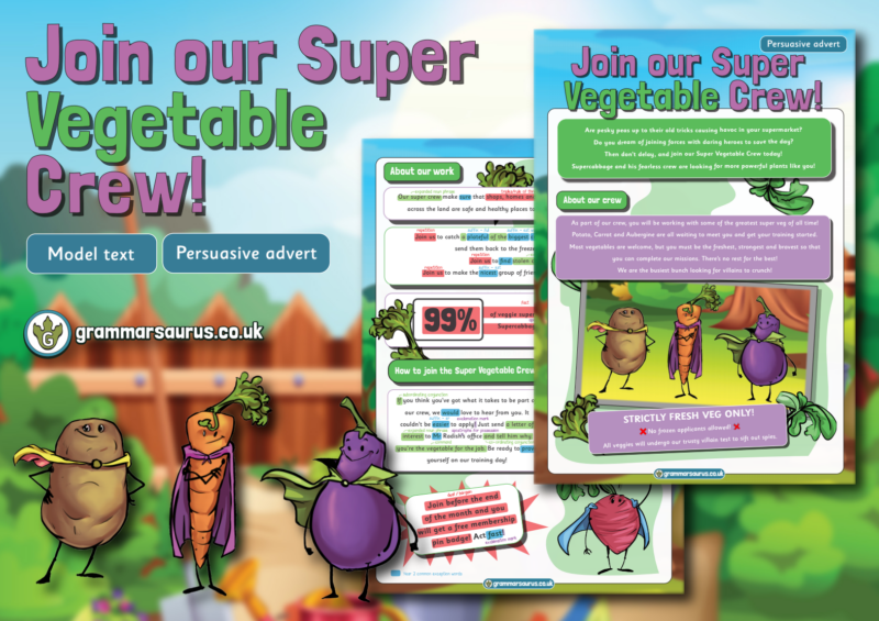 KS1 Model Texts - Grammarsaurus