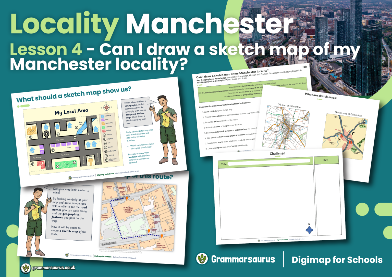 Y4 Locality Unit - Can I draw a sketch map of my Manchester locality ...