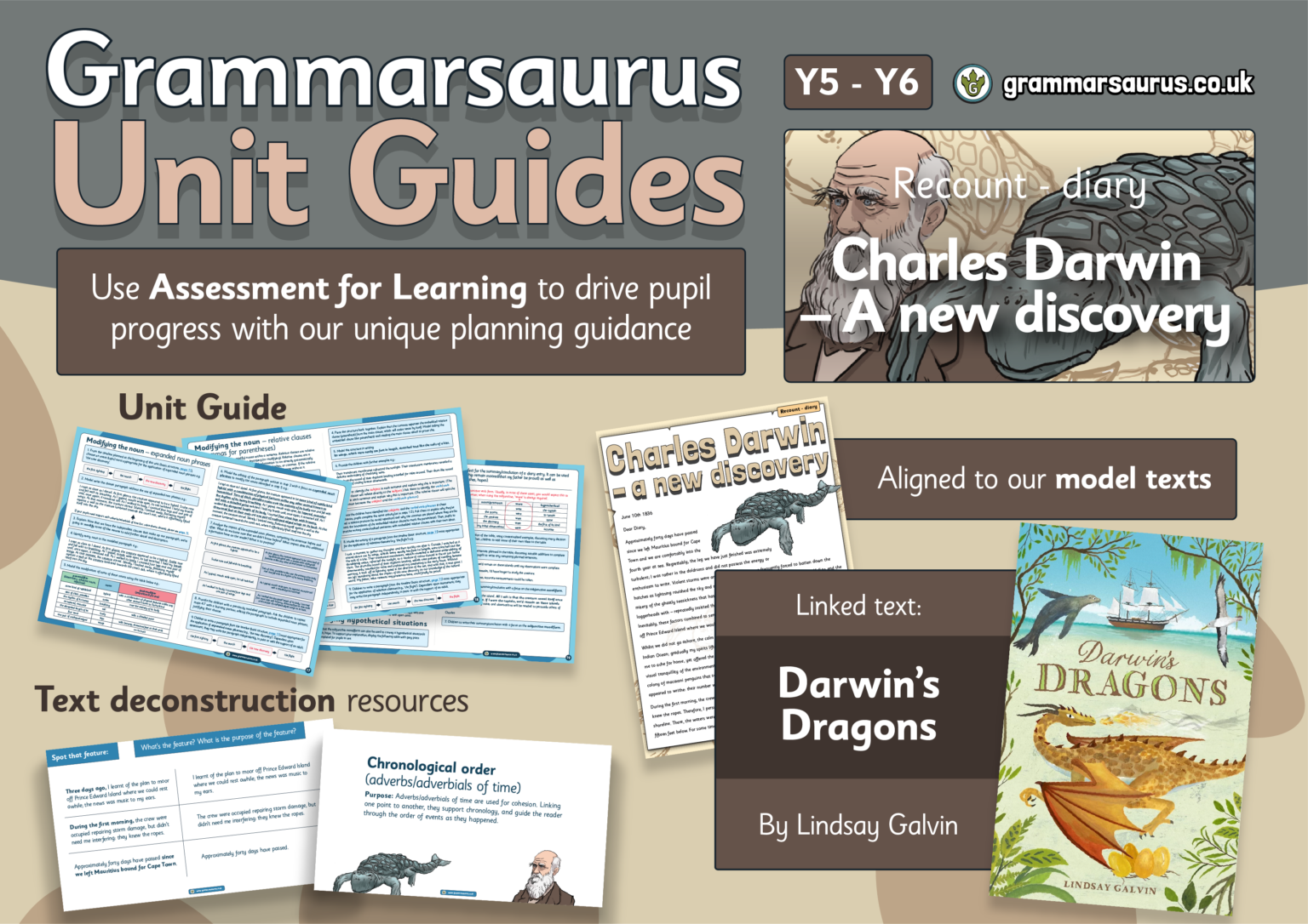 Year 5/6 Unit Guide – Recount Diary – Charles Darwin - A new discovery ...