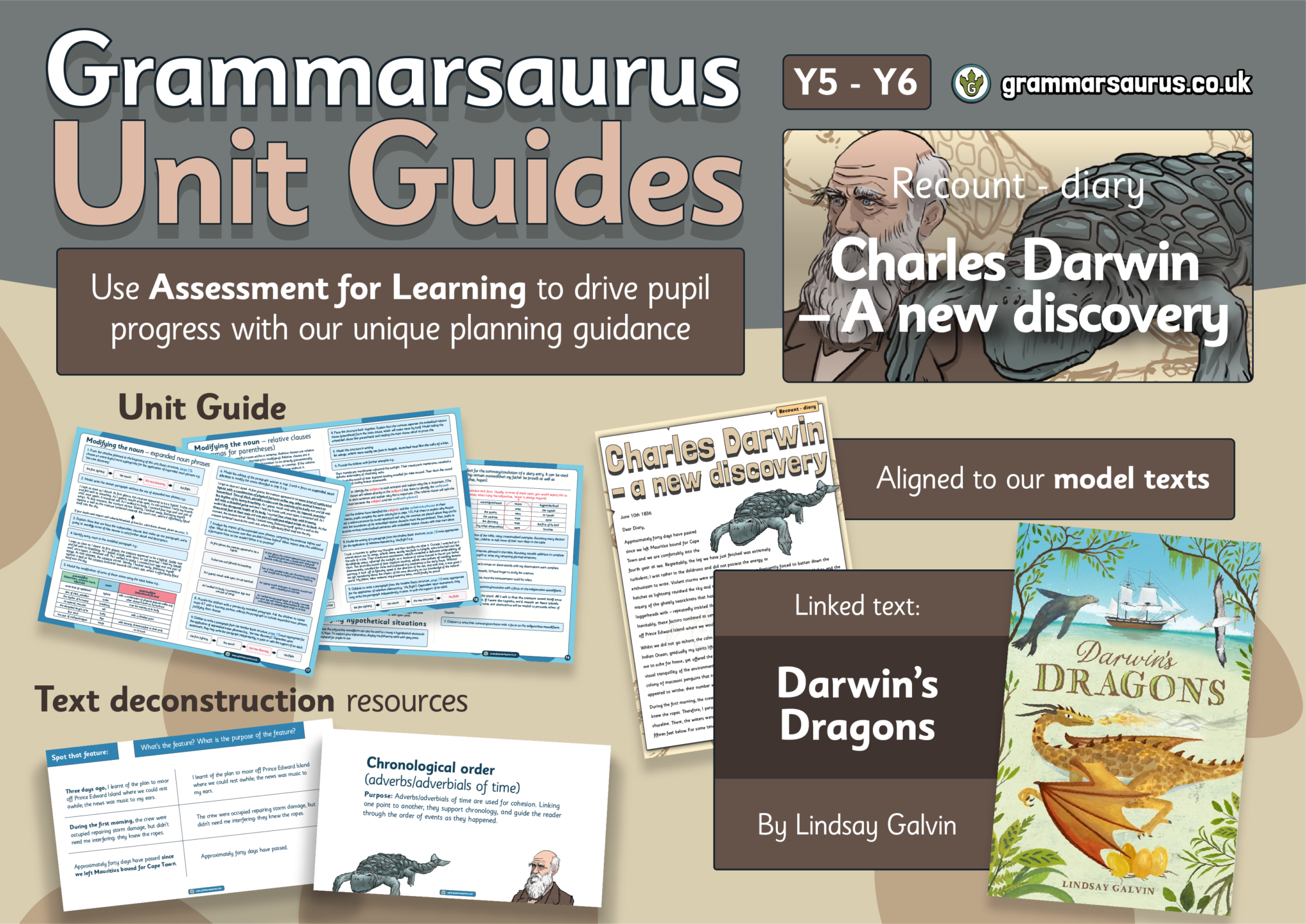 Year 5/6 Unit Guide – Recount Diary – Charles Darwin - A new discovery ...