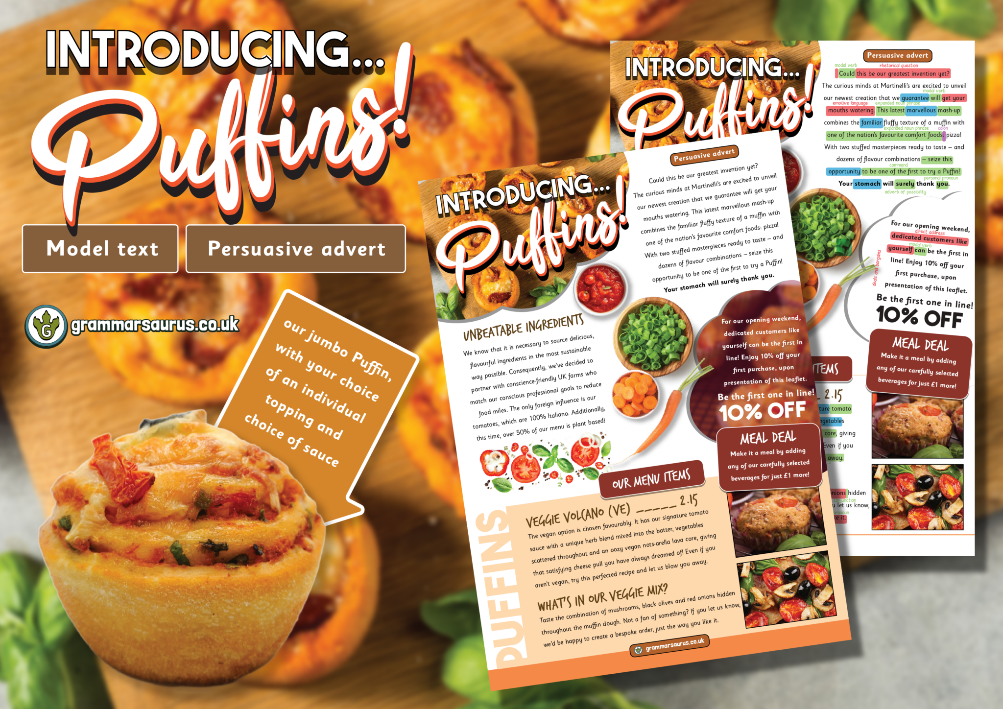 Year 6 Model Text – Persuasive advert – Introducing... Puffins ...